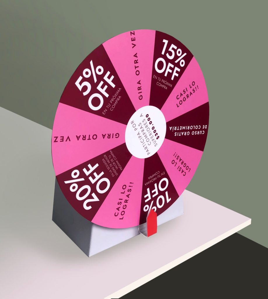 Ruleta para eventos - Cartongroup